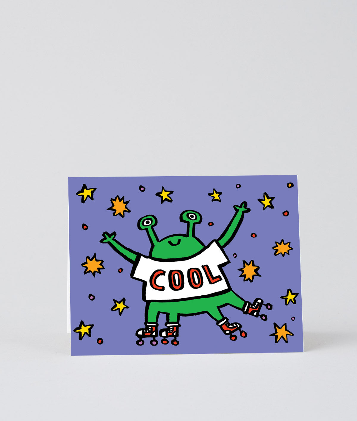 Cool Alien Kids Greetings Card – Wrap Wholesale